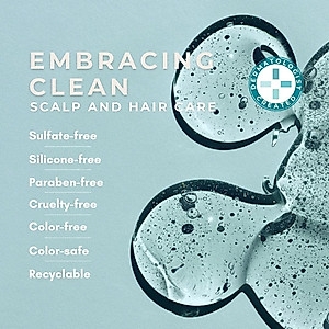 G+H ACV Daily Clarifying Shampoo | With Charcoal + Apple Cider Vinegar | Detoxifying, Moisturizing for Dry Hair & Scalp | Sulfate-Free | 10.1 fl oz