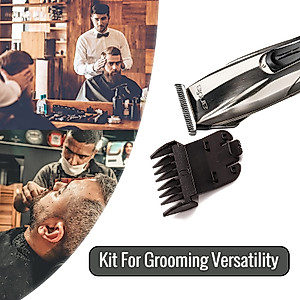 Guide Comb 1.5/3/6/9 MM for Andis SlimLine Pro Li D7 D8, 4-comb Set, Professional Hair Clipper Guards for SlimLine Pro Li D7 D8