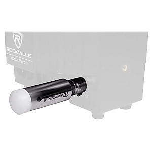 Rockville 2.4GHZ Wireless DJ Receiver w/ 9 Hour Rechargable Battery (DMX-WRE),Black