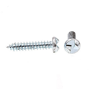 Prime-Line 9027680 Sheet Metal Screw, One Way, #10 X 1 in, Zinc Plated Steel, Pack of 75
