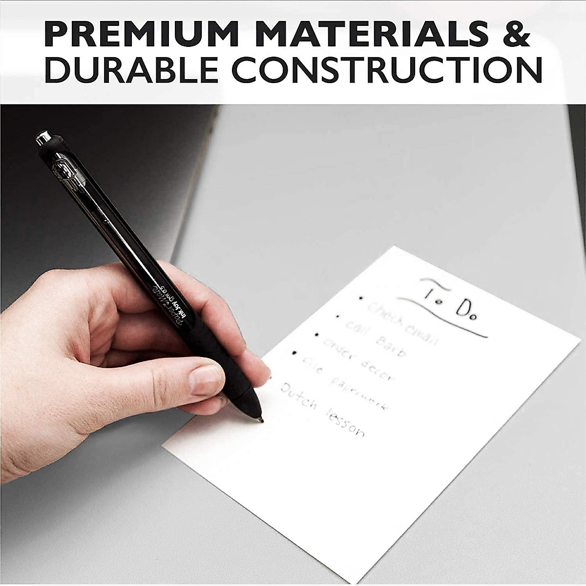 Ilyapa Office Desk Pad, Dual Sided Gray & Light Blue - 36 x 17 Inch Leather Style Full Desk Mouse Pad, Easy Clean Non Slip Computer Desk Mat for Home or Office