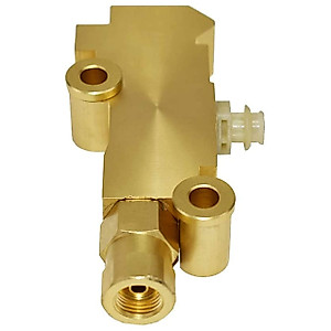 A-Team Performance - Combination-Proportioning Valve PV4 172 1361 PV71 - Heavy Brass Finish - Heavy Duty For Disc/Disc Brakes - Compatible With Ford Chevy Mopar - Premium Quality Brass Material
