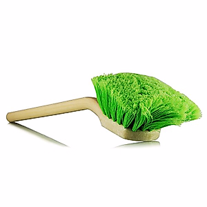 Chemical Guys Acc_G01, 20" Long Handle Body/Wheel Brush with Flagged-Tip Bristles, Angled Head, 1 Pack