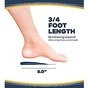Dr. Scholl’s HEEL Pain Relief Orthotics // Clinically Proven to Relieve Plantar Fasciitis, Heel Spurs and General Heel Aggravation (for Men's 8-12, also available for Women's 5-12)