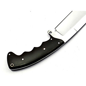 Nooraki 18" Handmade Machete Knife | Full Tang Hunting Knife Made Using Chrome Vanadium Stainless Steel, Camping knife with Micarta Handle and Leather Sheath