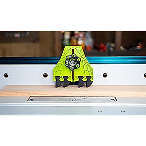BOW Products FencePRO FP4 - Featherboard for Table Saws - EVA Feathers that Reduce Kickback - For Use on Fences for Table, Router or Band Saws - Woodworking Tools and Safety Accessories - Pack of 2