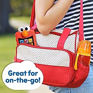 Sesame Street Learn with Elmo Pretend Play Phone, Learning and Education, Officially Licensed Kids Toys for Ages 2 Up, Gifts and Presents by Just Play