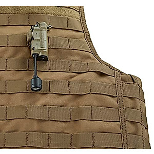 Streamlight 14307 Sidewinder Stalk 76-Lumen Tactical Helmet Light with Flexible Stalk, Includes Battery, Helmet Clip, Arc Rail Mount and Assembly, Coyote