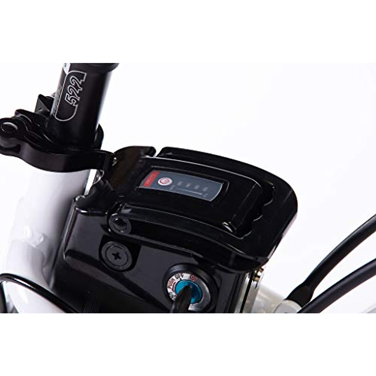 Soumye 48V500W13Ah 26" Step-Thru/Step-Over Beach Cruiser Electric Bicycle City E-Bike Mountain Bike (Step Over White)