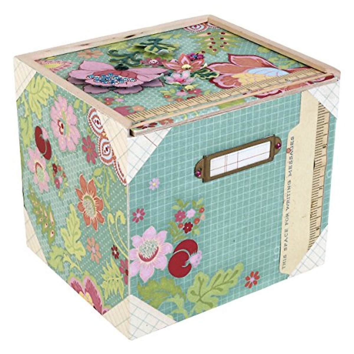 Walnut Hollow Unfinished Wood Card Keeper Box for Arts, Crafts and Home Decor