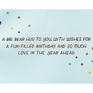 Papyrus Birthday Card for Grandson (Big Bear Hug)