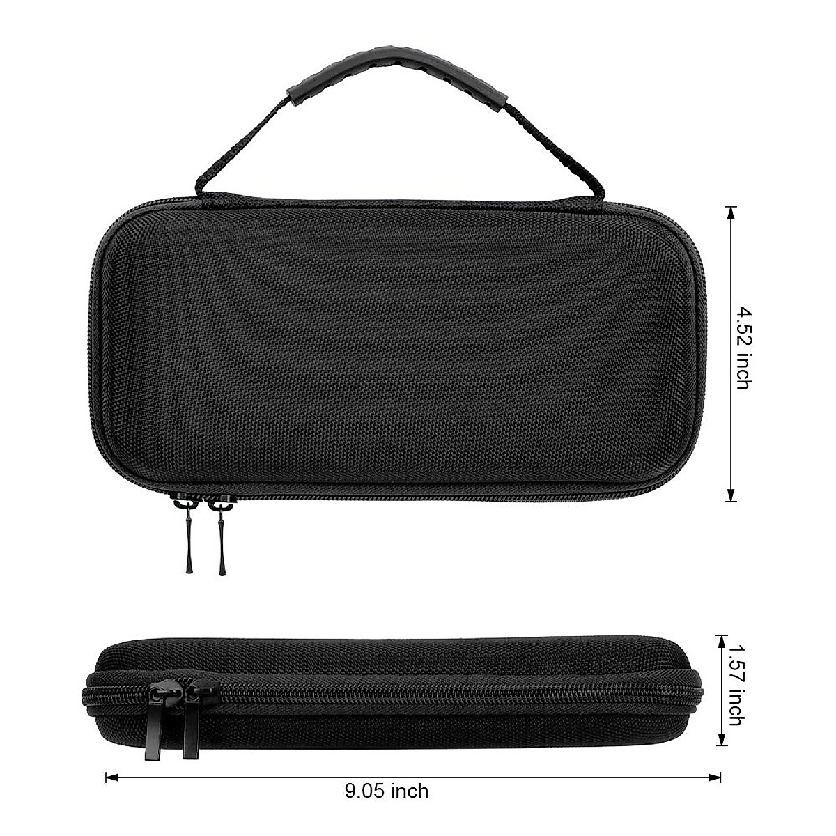 Emoly Carrying Case for Switch Lite 2020, Portable Switch Travel Carry Case, Protective Hard Shell Games Case & Storage for Nintendo Switch Console & Accessories, Black