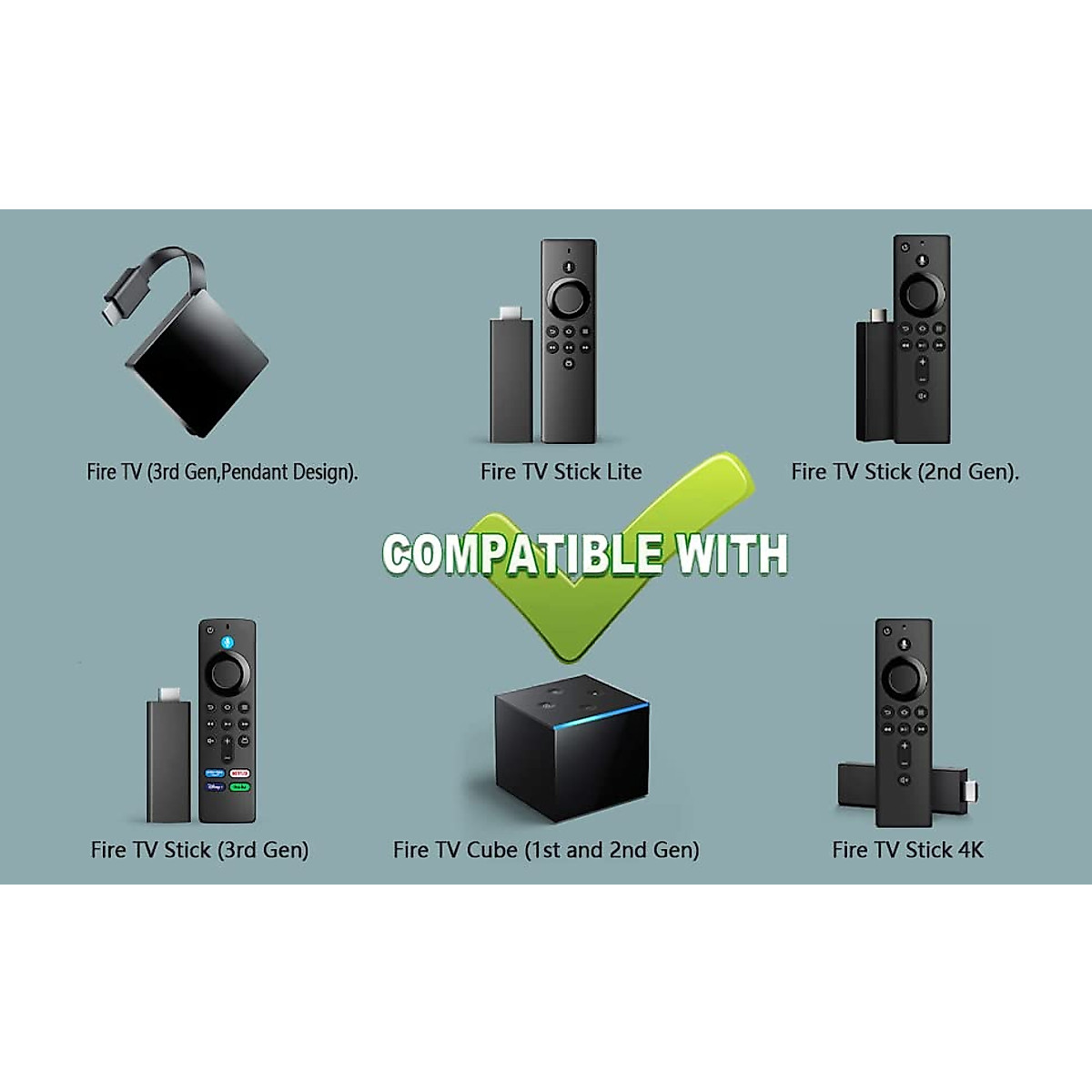 (2nd GEN) L5B83H 2AN7U-5463 Replacement Voice Remote Control fit for Amazon Fire TV Stick 4K, Fire TV Cubes LY73PR E9L29Y A78V3N EX69VW LDC9WZ S3L46N Remote