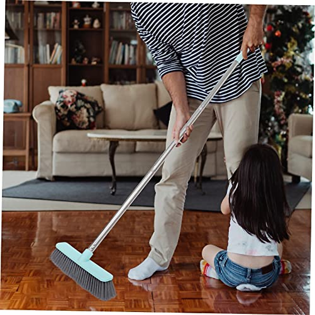 BUTIFULSIC 1pc Cleaning Floor Brush Tiles Cleaning Floor Brooms Rug Scrubber for Carpet Home Cleaning Mop Bathroom Floor Brush Reach Scrubber Brush Dust Mop Green Abs