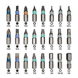 Ratchet Screwdriver Set 24 in 1 Precision Screwdriver Bit Screwdriver Sets With Case Duka Tools Ratchet Screwdriver with Detachable Handle for Watch Computer Electronics Father'screwdriver set (Black)