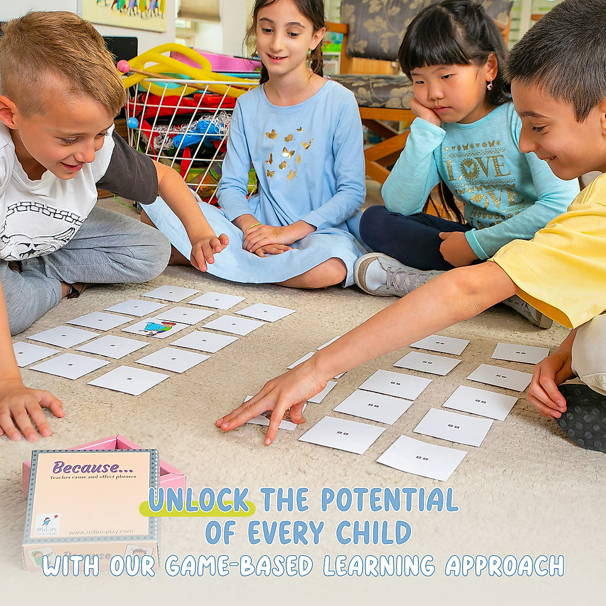 Milim Speech Therapy Toys for Toddlers Age 2 and Up - Autism Tools Flash Cards Sentences, Milim Speech Therapy Sentence Building, Speech Therapy Book, Milim Cards, Speech Therapy Game Kit, If & Then