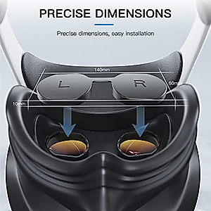 Hastraith Lens Protector Cover Compatible with PSVR2 Accessories, Protective Cover with Dust-Proof and Anti-Scratch, Easy to Wash Lens Cap for PSVR2