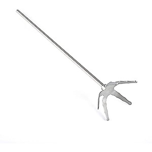 BBQ-PLUS Stainless Steel Pork Puller Used with Standard Hand Drill (4 Inch)