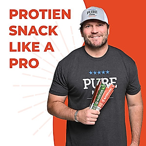 PureProSTICKS - 24 pack of Low Sugar 100% Grass Fed Beef Sticks - Original Flavor Mild - Delicious Gluten Free Beef Snack - High Protein Keto & Paleo Friendly - 24 Beef Sticks
