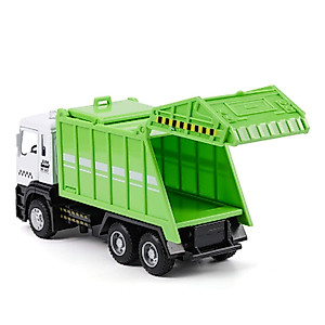 Garbage Truck Toys Alloy Diecast Cars Trash Truck wiht Light and Sound Recycled Trucks Toy for Boys Age 3,4,5,6,7 (1PC) (Garbage Truck)