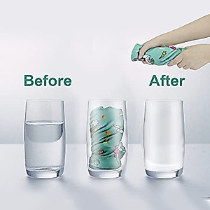 FAISOTY 3Pcs Microfiber Hair Towel for Kids, Quickly Drying Hair Towel with Button Using for Wet Hair Drying for Kids/Girls/Women