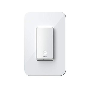 Wemo WLS0403 Wi-Fi Light Switch, 3-Way - Control Lighting from Anywhere, Easy In-Wall Installation, Works with Alexa, Google Assistant and Apple HomeKit