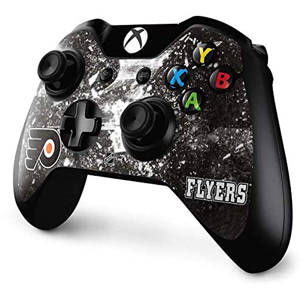 Skinit Decal Gaming Skin Compatible with Xbox One Controller - Officially Licensed NHL Philadelphia Flyers Frozen Design