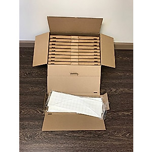 5"x17" 24 Pack, Fly Light, Insect Light Trap Replacement Glue Boards with 1" Grid