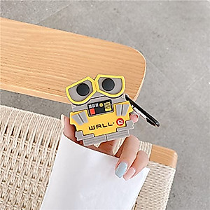 for AirPod 3 Fashion Design Fun 3D Cool Girls Boys for Air Pods 3 3rd Case (2021 New) ,Silicone Cartoon Anime Cover Case for AirPods 3rd Generation Charging Case (Wall·E)