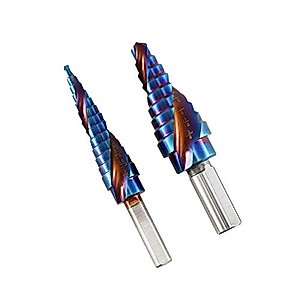 Astro Pneumatic Tool Astro Tools 9442 Blue Steel 2pc Max-Duty Step Drill Set