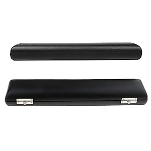 Jiayouy B Foot Joint Flute Case 17 Hole flute Bag Box PU Leather for Flute Players Musician Gift