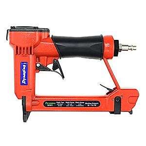 Dynastus Pneumatic Upholstery Staple Gun, 22 Gauge 3/8" Wide Crown Air Stapler Kit, by 1/4-Inch to 5/8-Inch, with 6000 Staples, Red
