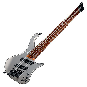 Ibanez Bass Workshop EHB1006MS 6-string Bass Guitar - Metallic Gray Matte