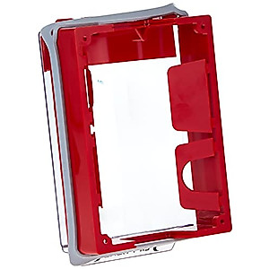 Safety Technology International, Inc. STI-13210FR Universal Stopper®, Surface Mount with Conduit Knockouts and Fire Label, Indoor/Outdoor Polycarbonate Protective Cover for Pull Stations or Call Points