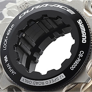 SHIMANO Dura-Ace Cs-R9200 12-Speed Cassette Silver, 11-34T, 12-Speed