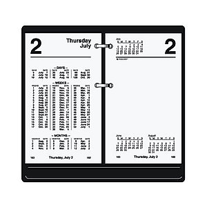 AT-A-GLANCE Financial Desk Calendar Refill, 3 x 6 Inches, 2013 (S170-50)