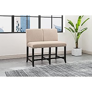 Modus Furniture Yosemite Counter Banquette, 40 x 45-Inch, Café