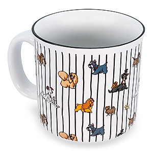 Disney Dogs Ceramic Camper Mug | Holds 20 Ounces