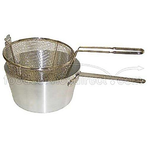 Johnson Rose Round Fryer Pot Set, 7 Quart - 5679 Fryer Basket - 1 each.