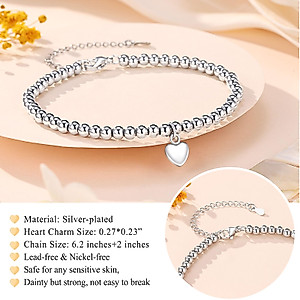 UNGENT THEM Bestie Gifts for Women Friendship Bestie Best Friend Bracelet Birthday Christmas Galentines Valentines Day Gifts for Women Friends Her