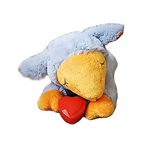 ALL FOR PAWS Heart Beat Dog Toy, Puppy Sleeping Buddy Cuddle Toy Dog Soothing Plush Toy, Crate Training Puppy Stuffed Animal Toys