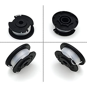 QUASION Weed Eater String for Hyper Tough HT-19-401-003-06 & HT-19-401-003-07,String Trimmer Line 0.065" 16 Feet,20V Max Weed Eater Spool Replacement,6 Pack