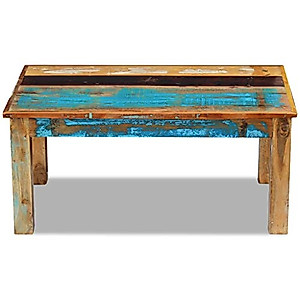 vidaXL Coffee Table Solid Reclaimed Wood 39.4"x23.6"x17.7"