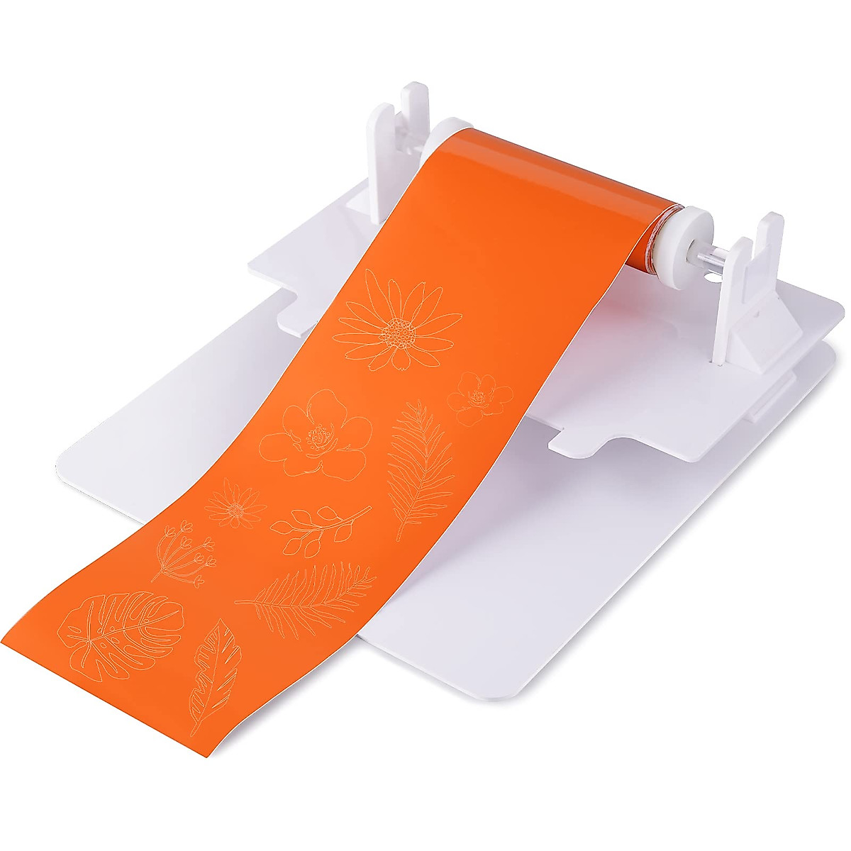 GO2CRAFT Vinyl Roll Holder for Cricut Joy, Multipurpose Clean Precise Cut Long Image of Smart Vinyl & Smart Iron-on, Ideal Vinyl Holder Tool for preventing Table Mess, DIY Crafts, Gifts