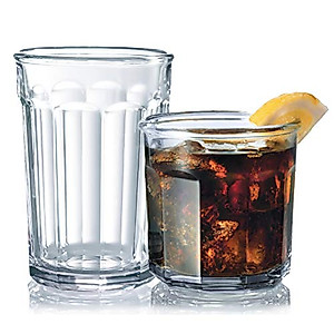 Luminarc Working Glass 16-Piece Assorted Glass Tumbler Set