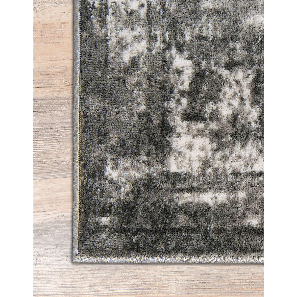 Unique Loom Sofia Collection Area Rug - Salle Garnier (3' 3" x 5' 3" Rectangle, Gray/ Ivory)