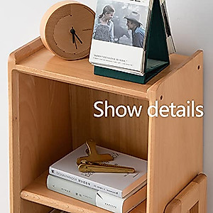 Wooden Bookshelf Book Storage Rack Floor Bookshelf Multi-Layer Article Storage Rack Simple Storage Rack Suitable for Home Office use