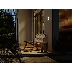 Good Earth Lighting LED Indoor/Outdoor Rechargeable Bluetooth Speaker Light - White, IP65, 4000K, 150 Lumens, Light Timer, USB Charging Cord Included, 30,000 Hour Rated Lamp Life