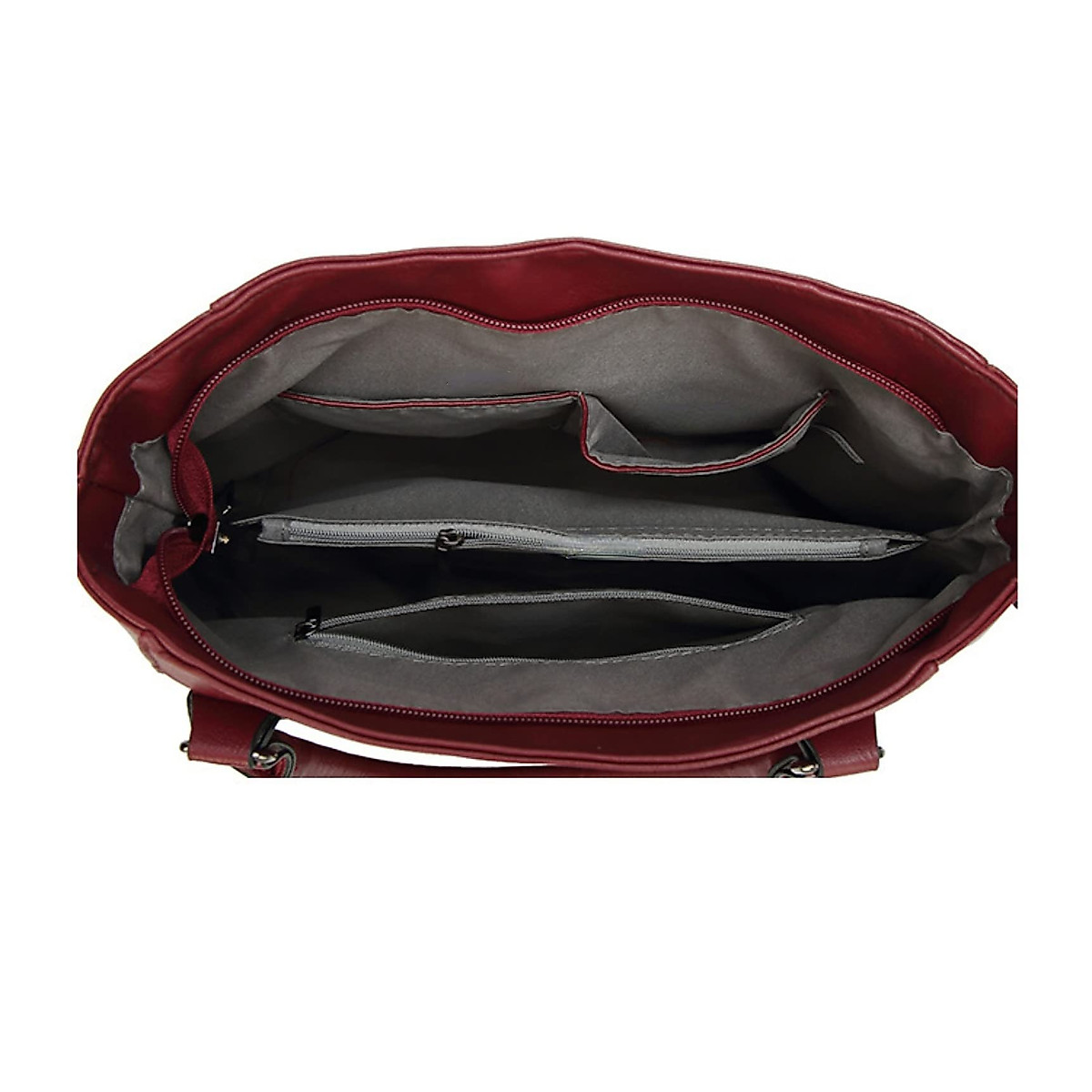 Women's Handbag Tote Bag Large Capacity Women's Shoulder Bag Crossbody Bag (Brown)