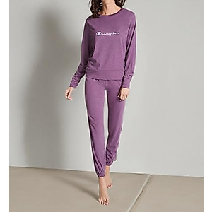 Champion Women's Sleep PJ Set, Midnight Aster, X-Large